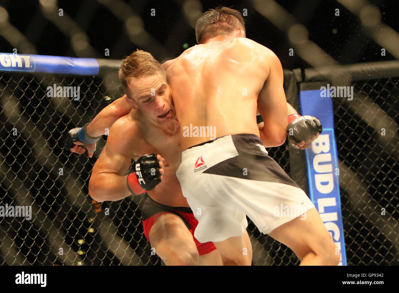 Hamburg, Germany. 3rd September, 2016. Nick Hein takes down Tae Hyun ...