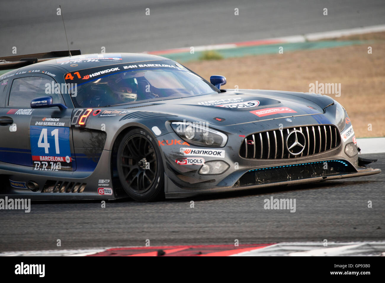 Barcelona, Spain. 3rd September, 2016. The Mercedes AMG GT3 car of the ...