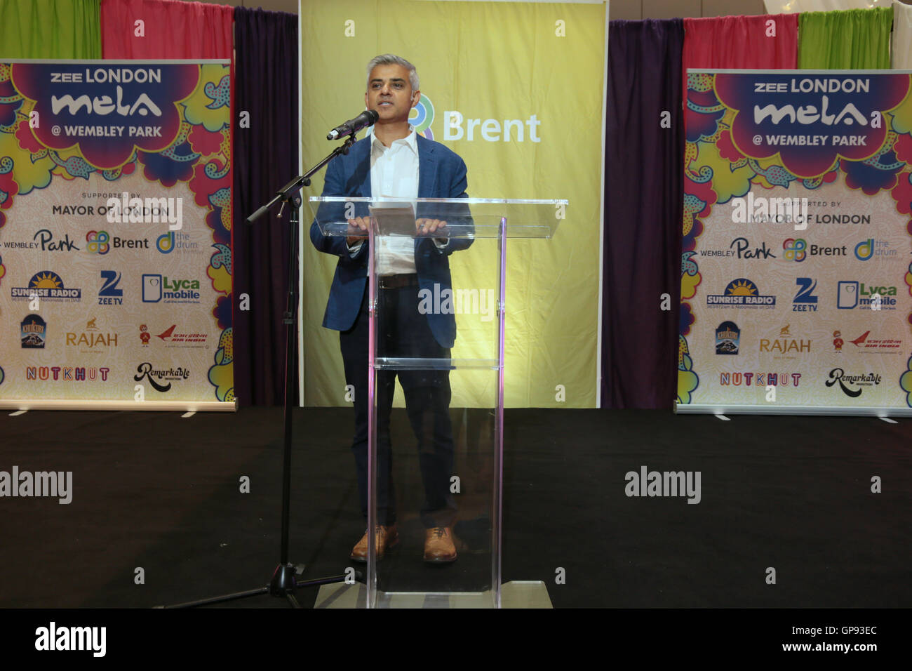 London, UK. 3rd September 2016. mayor of London Sadiq Khan Mayor of ...