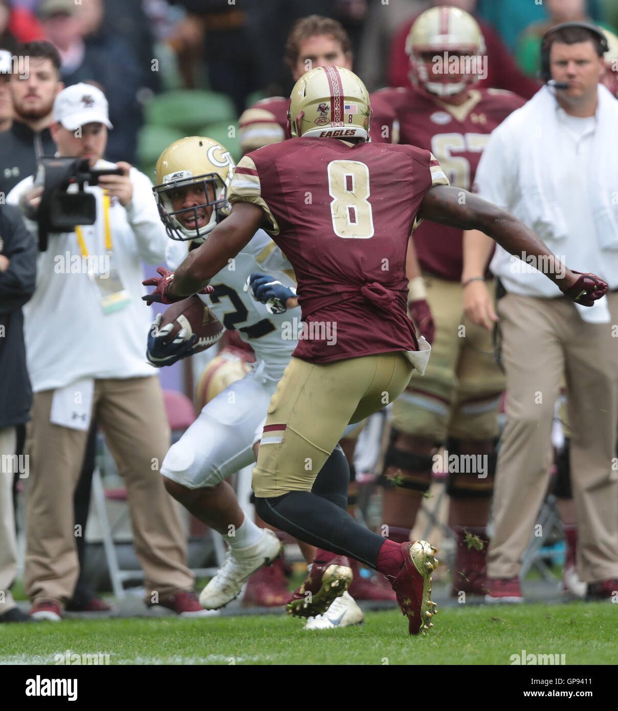 Aviva Stadium, Dublin, Ireland. 03rd Sep, 2016. American College ...