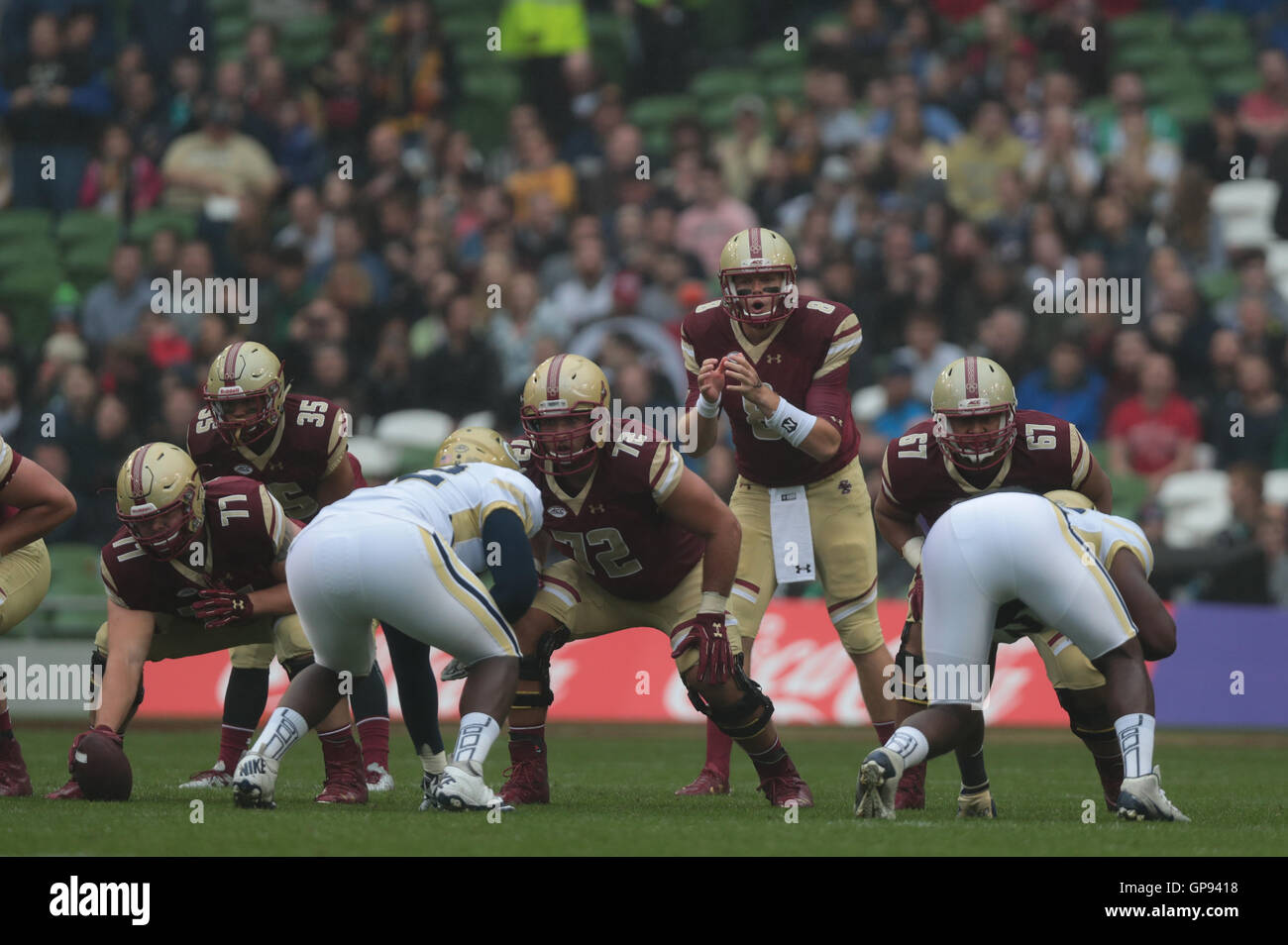 Aviva Stadium, Dublin, Ireland. 03rd Sep, 2016. American College ...