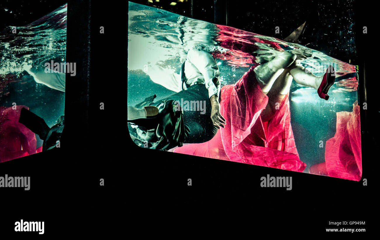 Theatrical performance underwater Stock Photo - Alamy