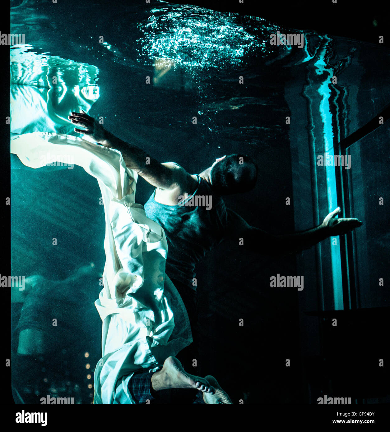 Theatrical performance underwater Stock Photo - Alamy