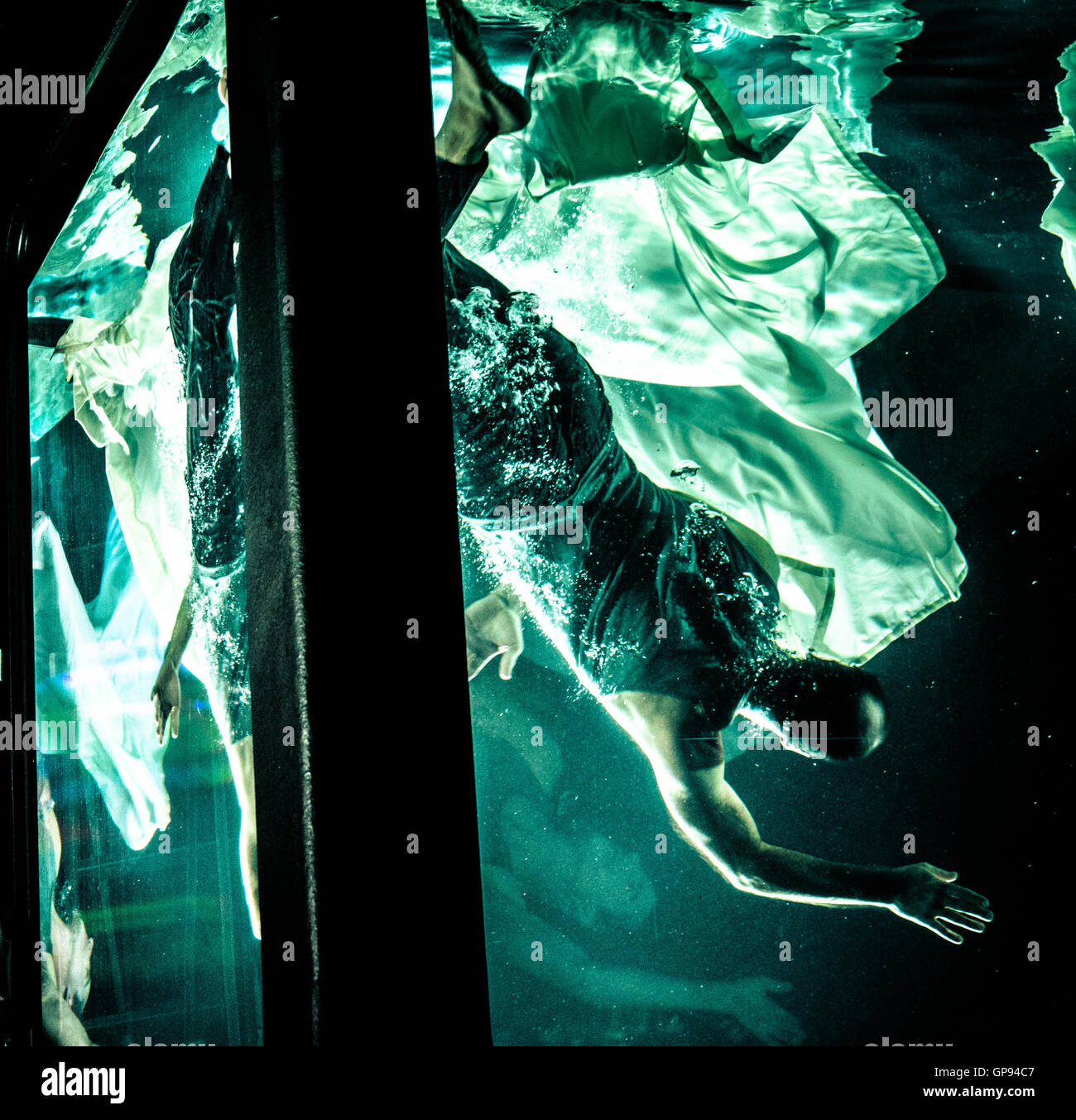 Theatrical performance underwater Stock Photo - Alamy