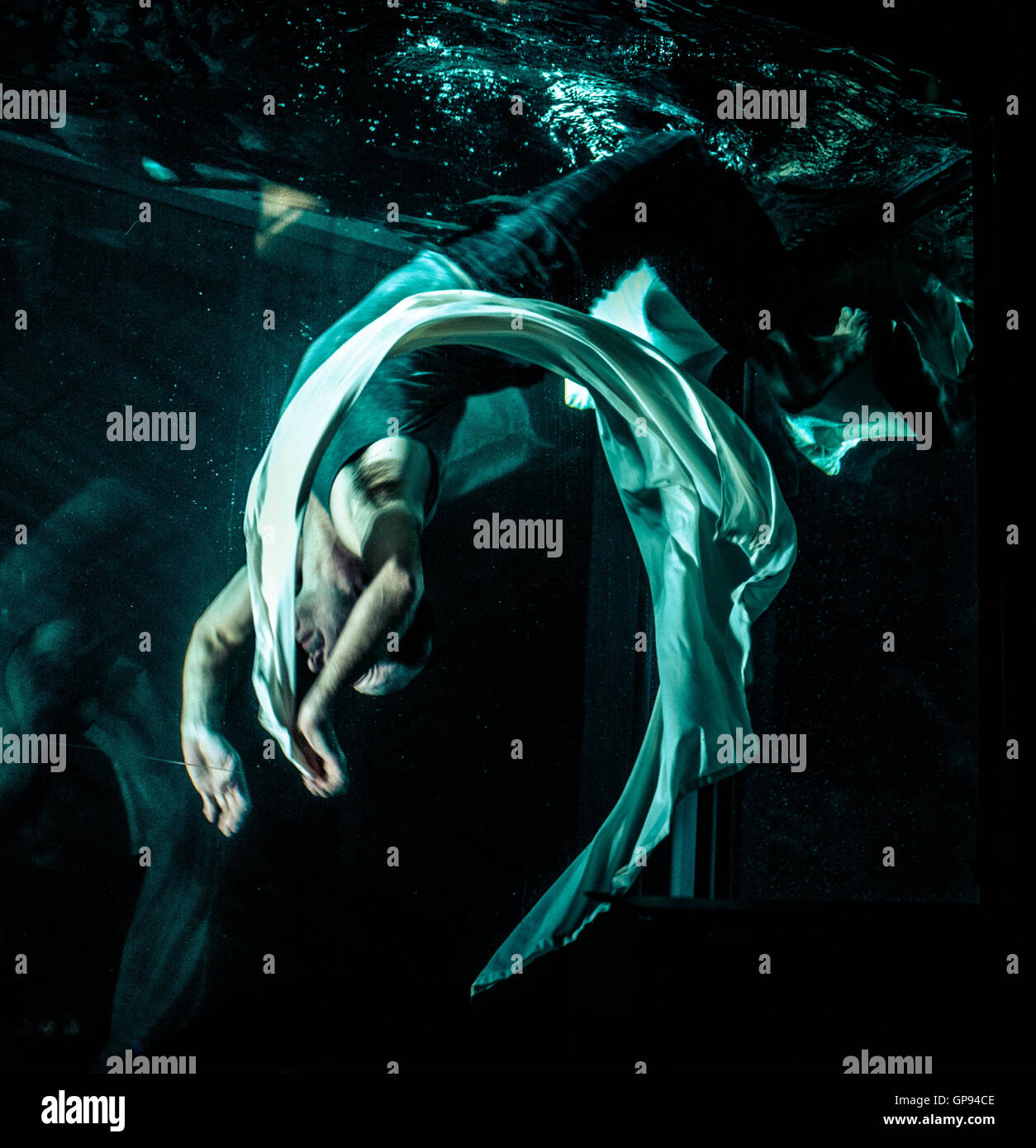 Theatrical performance underwater Stock Photo - Alamy