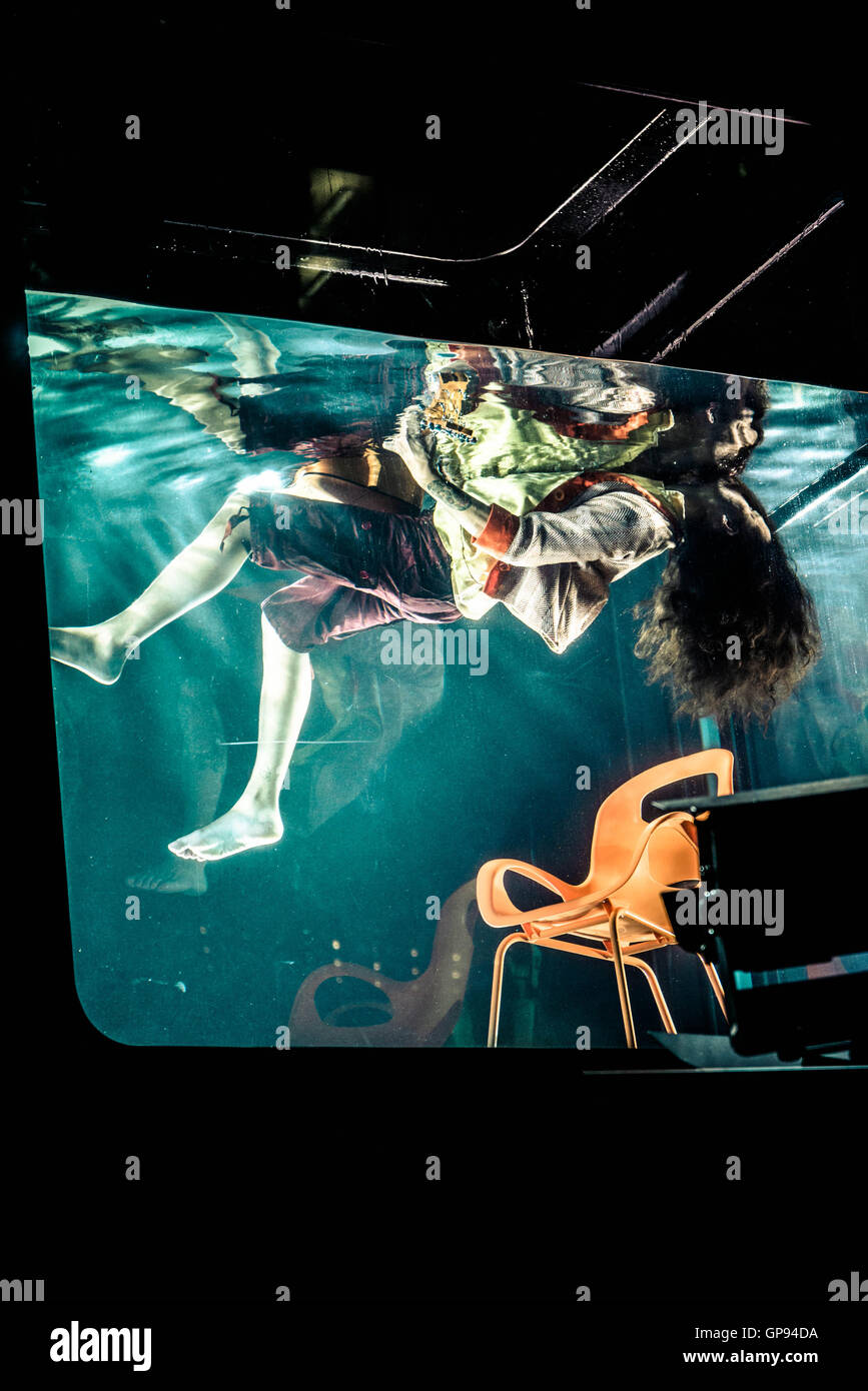 Theatrical performance underwater Stock Photo - Alamy