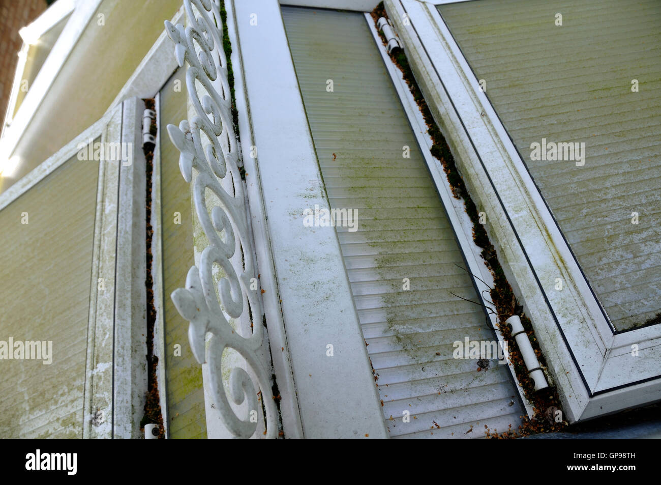 Dirty conservatory roof Stock Photo - Alamy