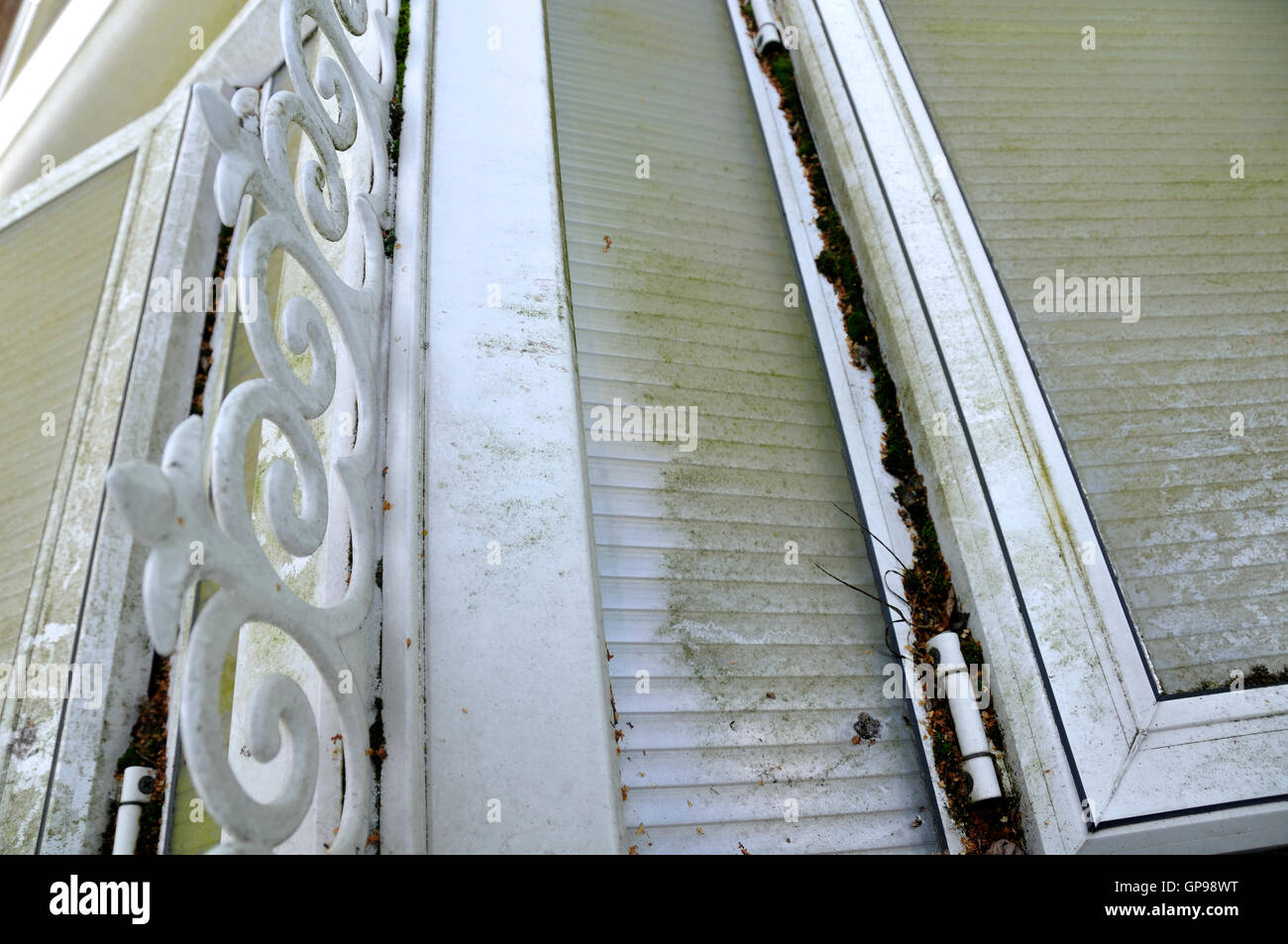 Dirty conservatory roof Stock Photo - Alamy