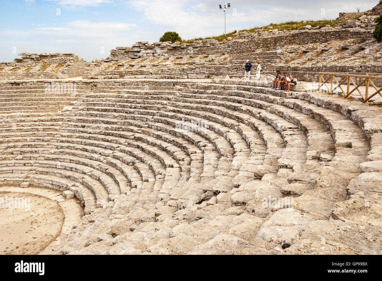 The Amphitheatre, Segesta Archaeological Site, Segesta, Province of ...