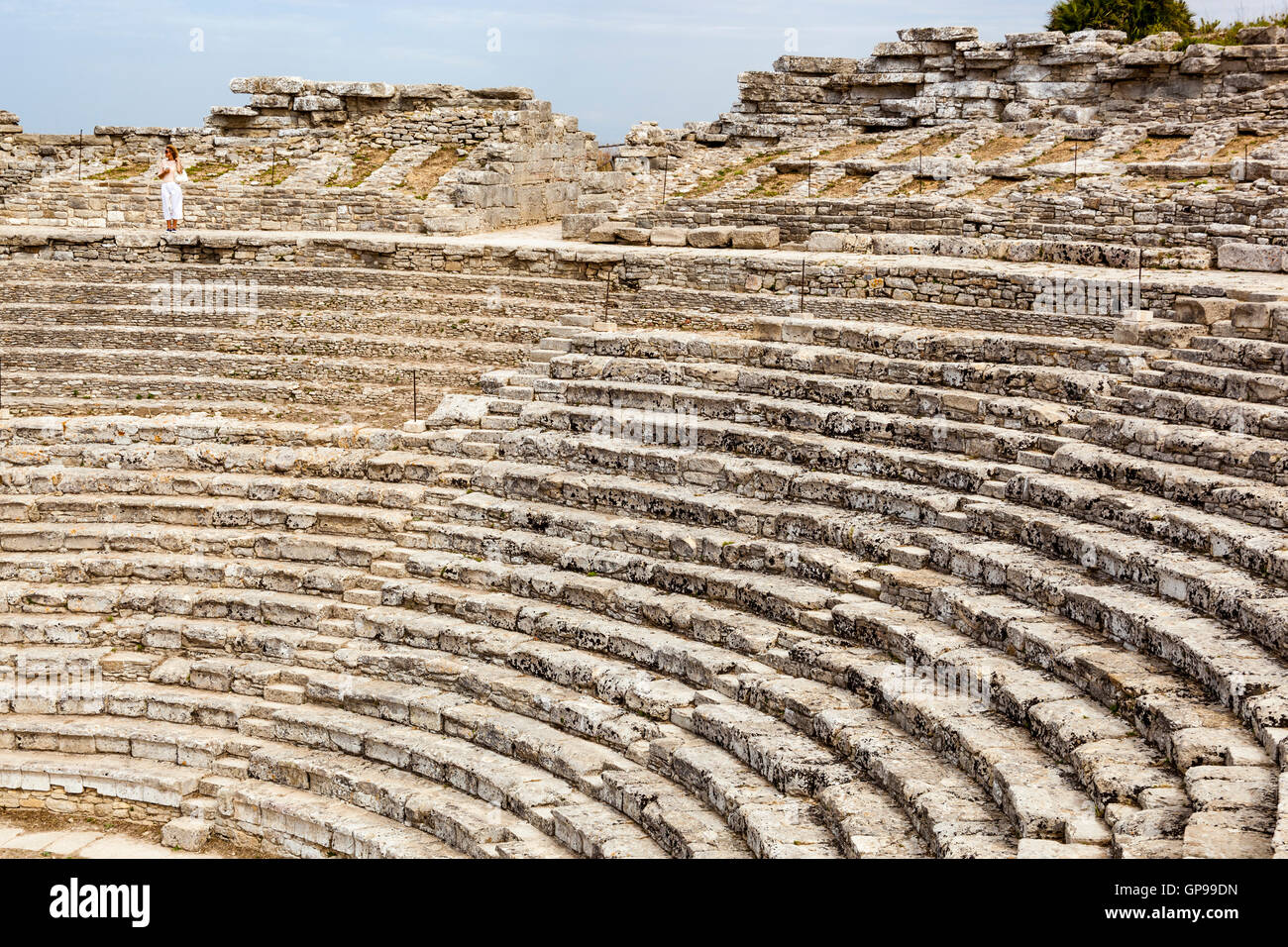 The Amphitheatre, Segesta Archaeological Site, Segesta, Province of ...