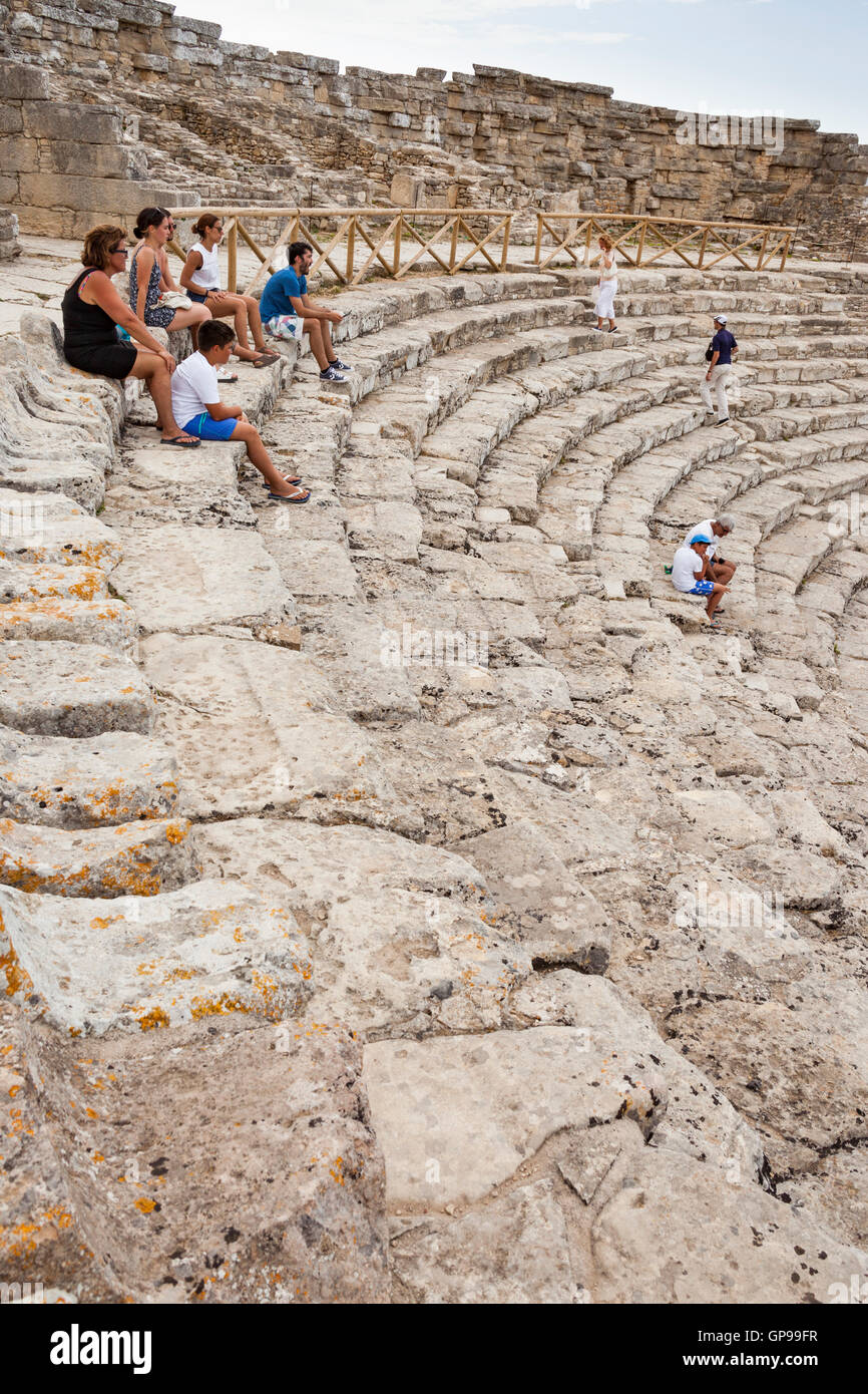 The Amphitheatre, Segesta Archaeological Site, Segesta, Province of ...