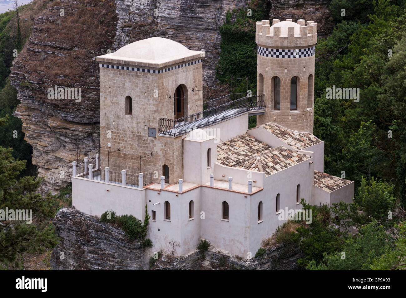 Torretta Pepoli, Erice, near Trapani, Sicily, Italy Stock Photo - Alamy