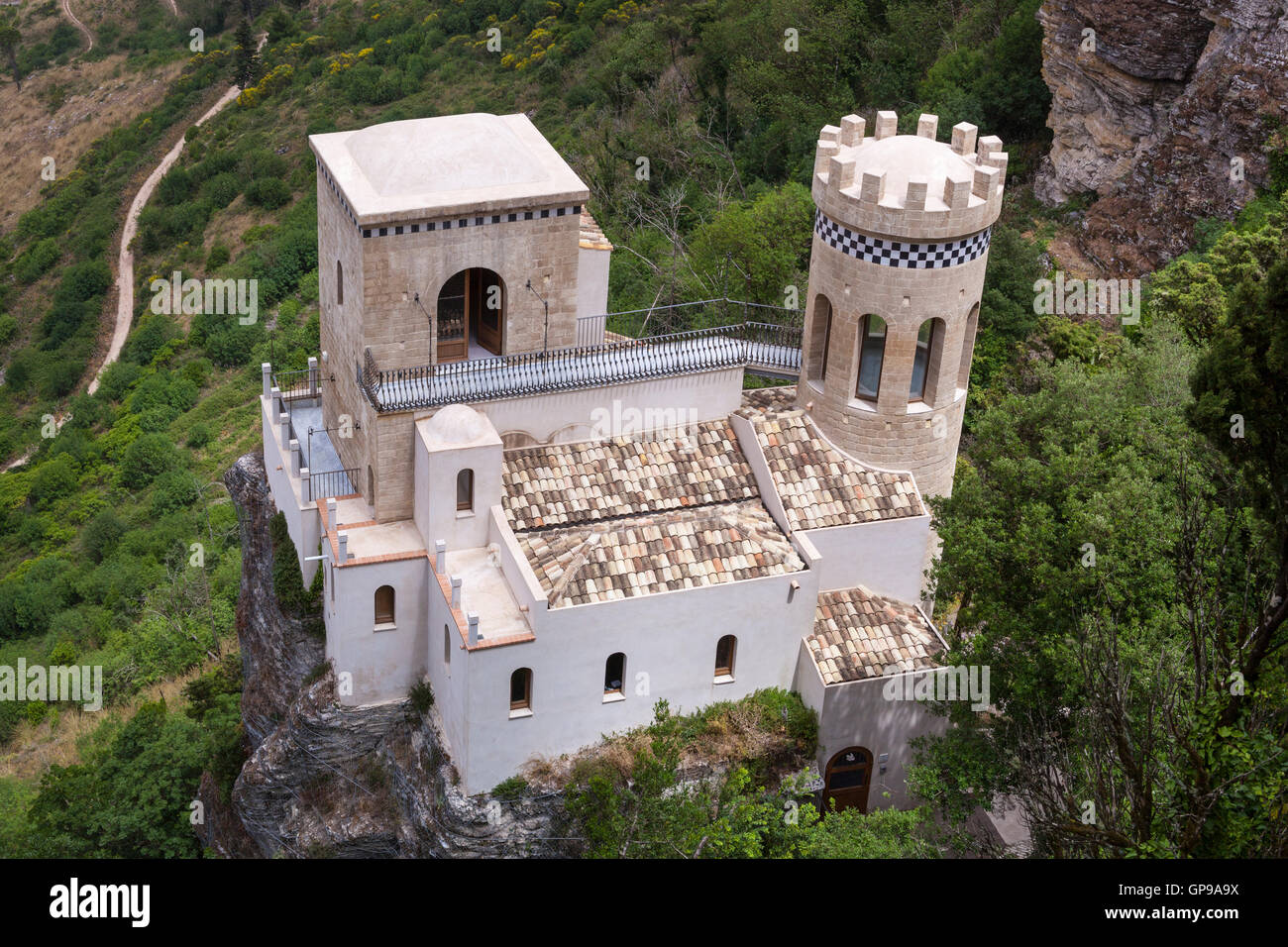 Torretta Pepoli, Erice, near Trapani, Sicily, Italy Stock Photo - Alamy