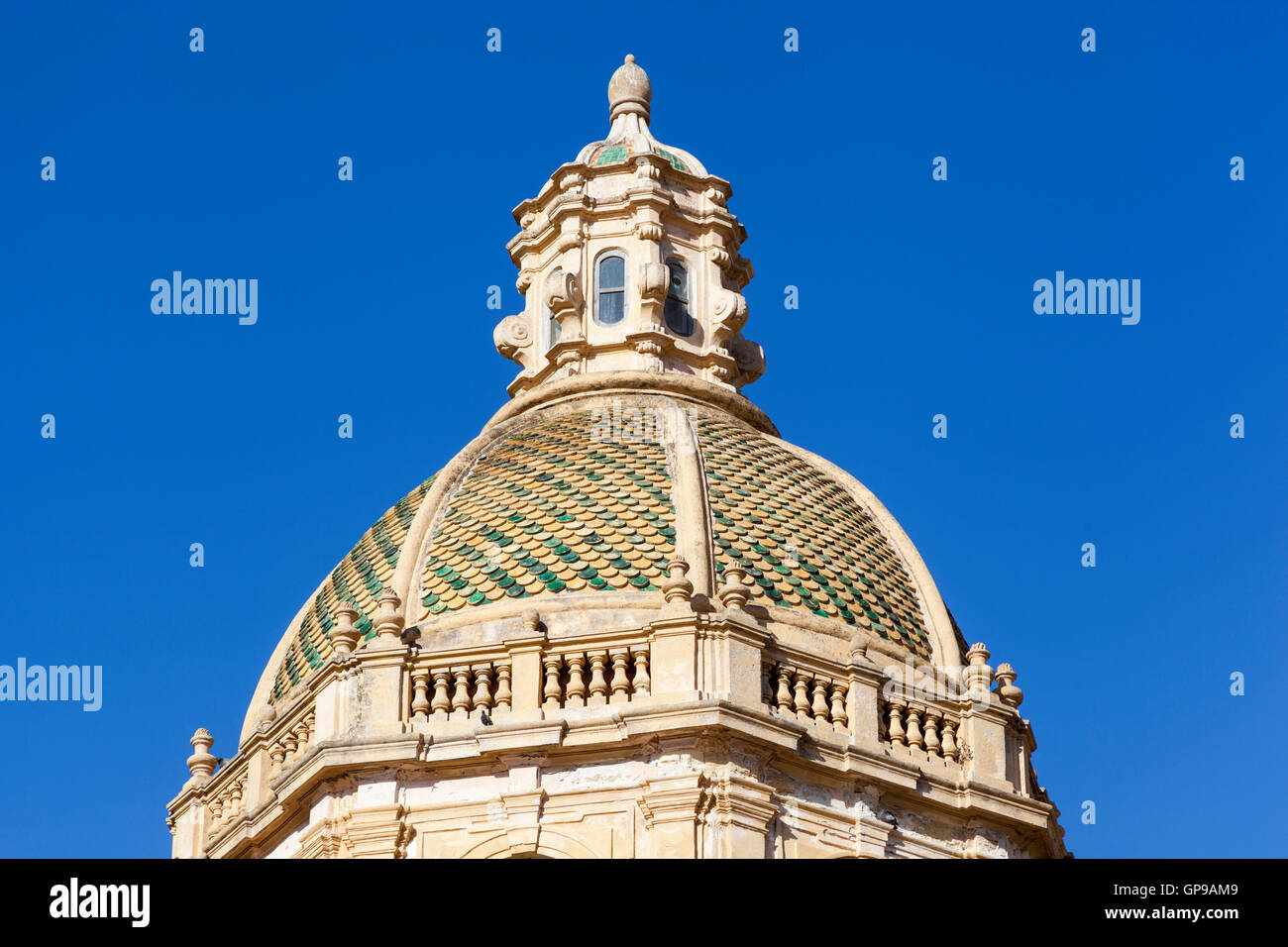 Dome of Chiesa Del Purgatorio, Purgatory Church, Marsala, Sicily, Italy ...