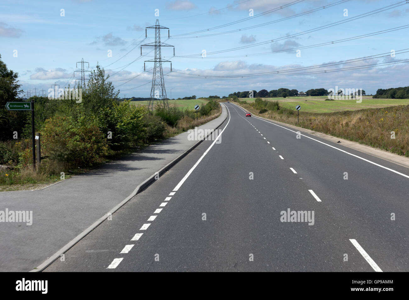 Crossing power lines hi-res stock photography and images - Alamy