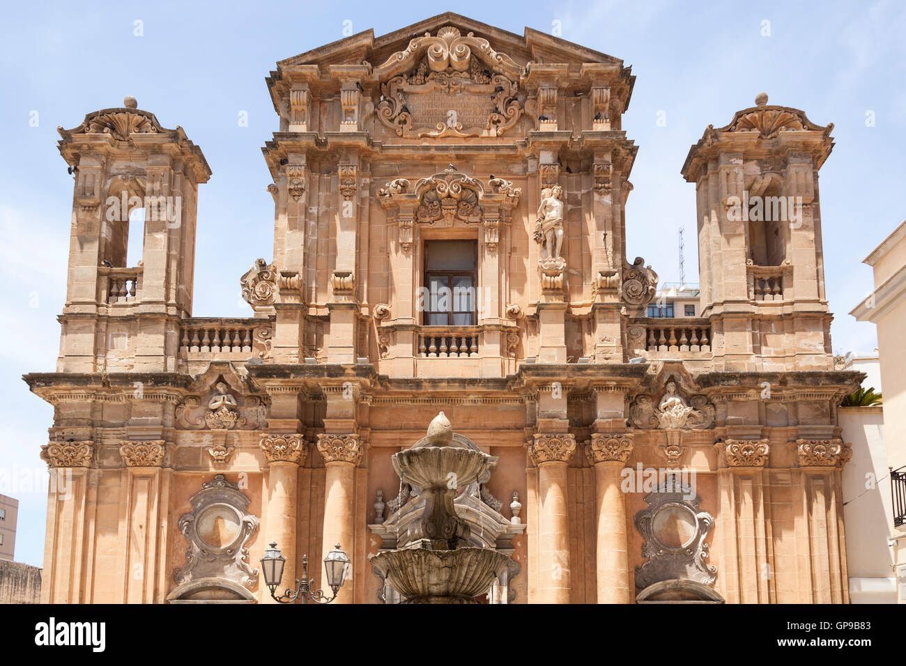 Chiesa Del Purgatorio, Purgatory Church, Marsala, Sicily, Italy Stock ...