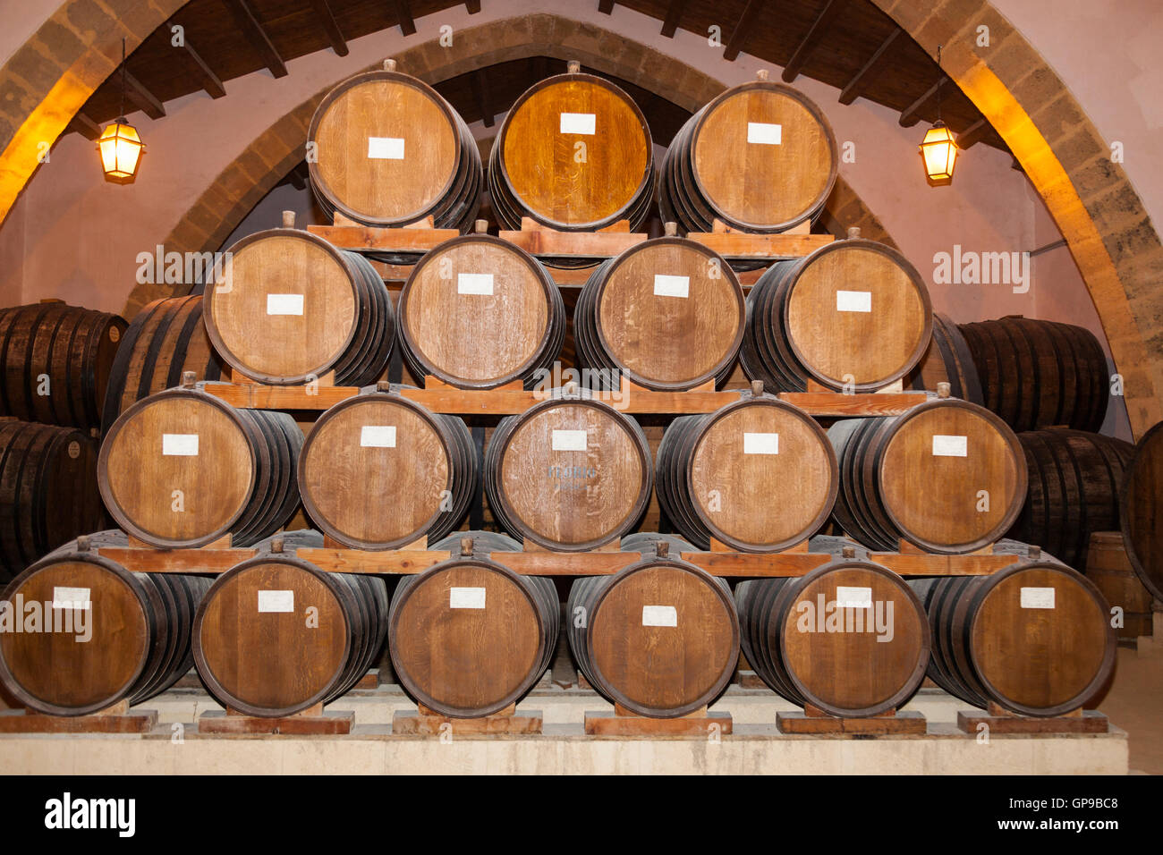 Wine barrels, Florio Winery, Cantine Florio, Marsala, Sicily, Italy ...