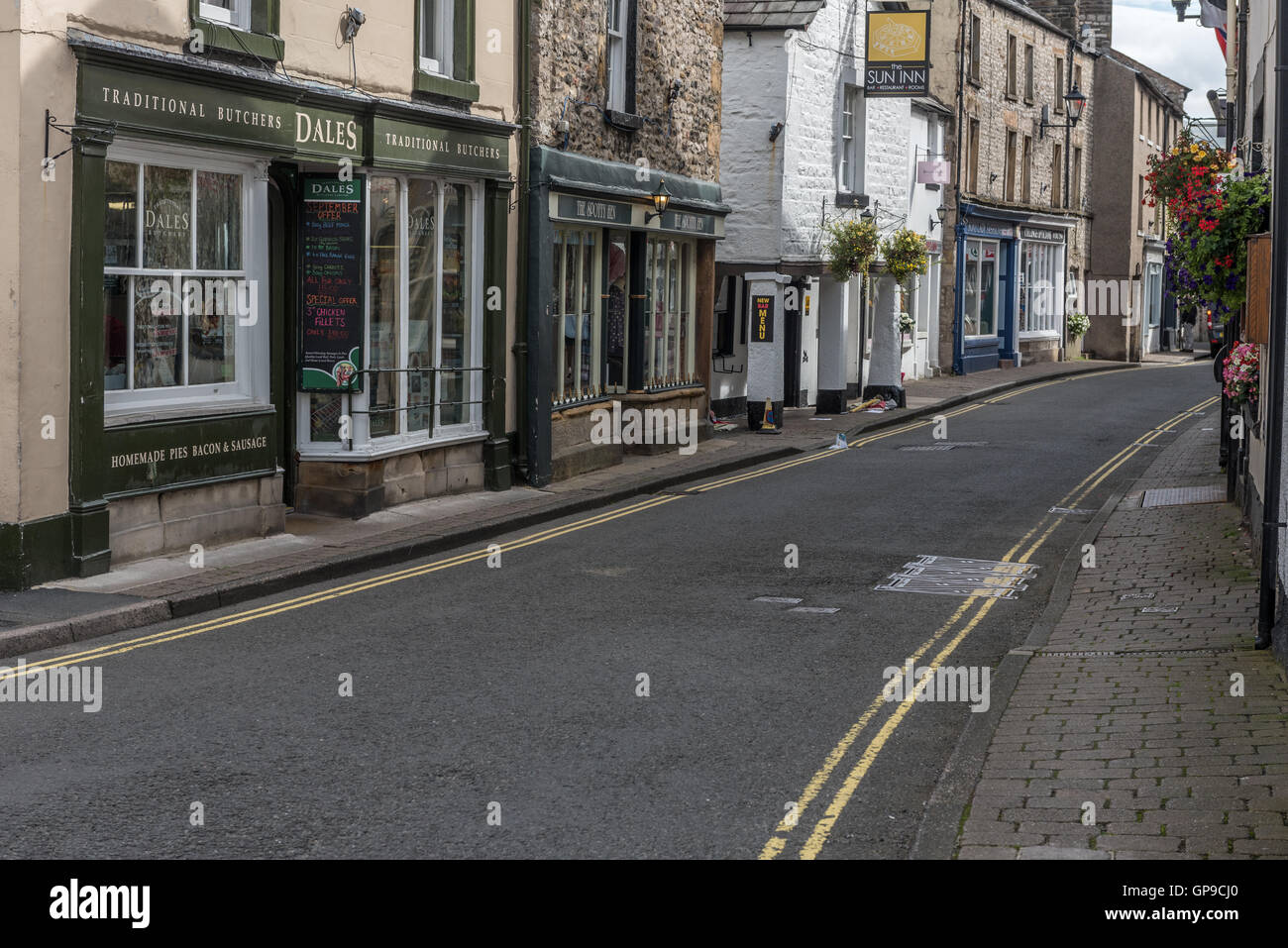 Market Street Kirkby Lonsdale Cumbria Stock Photo - Alamy