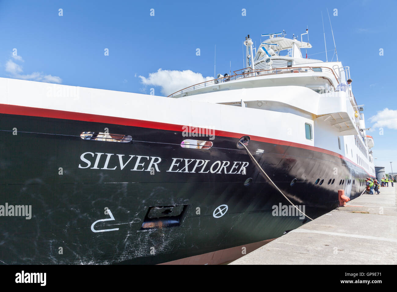 Silversea Cruises Silver Explorer expedition ship visits Pembroke Dock ...