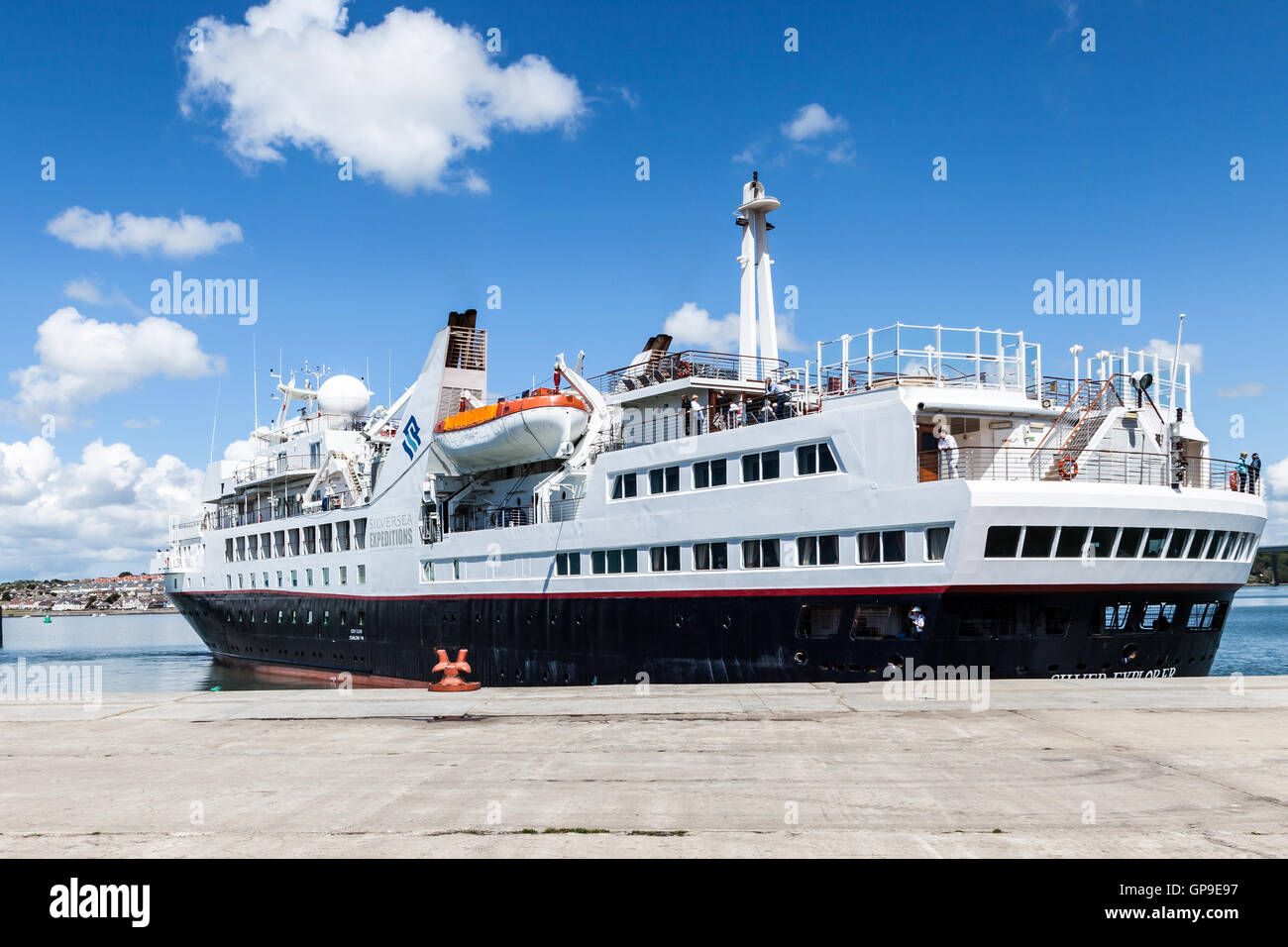 Silversea Cruises Silver Explorer expedition ship visits Pembroke Dock ...