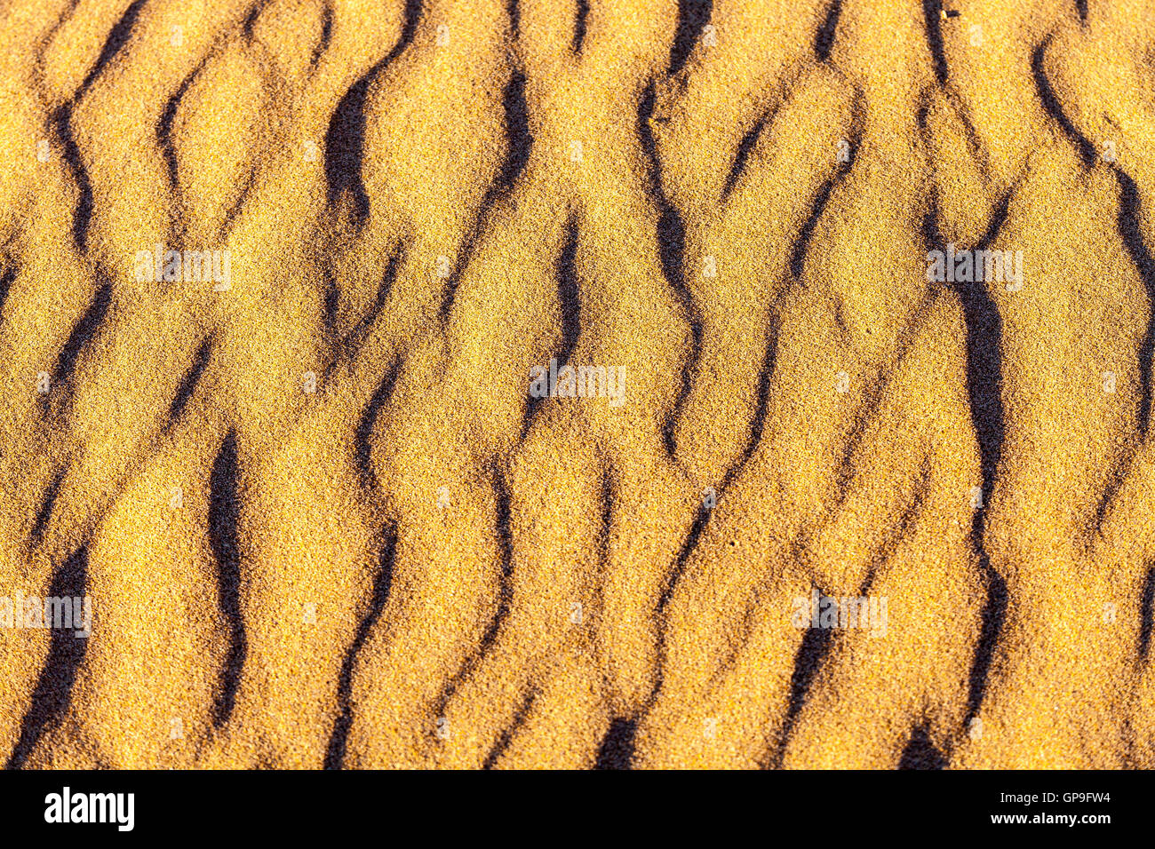 Sand Ripple Patterns Stock Photo - Alamy