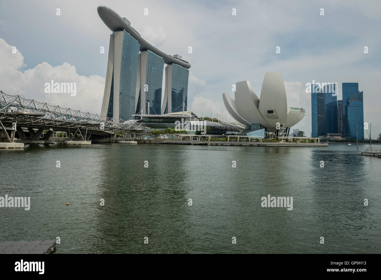 Marina Bay on Island of Singapore Stock Photo - Alamy
