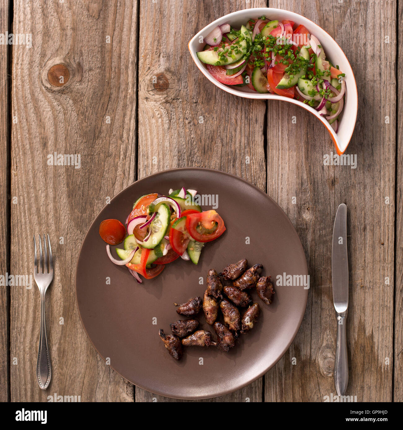 Churrasco, traditional Brazilian barbecue, chicken hearts grilled ...