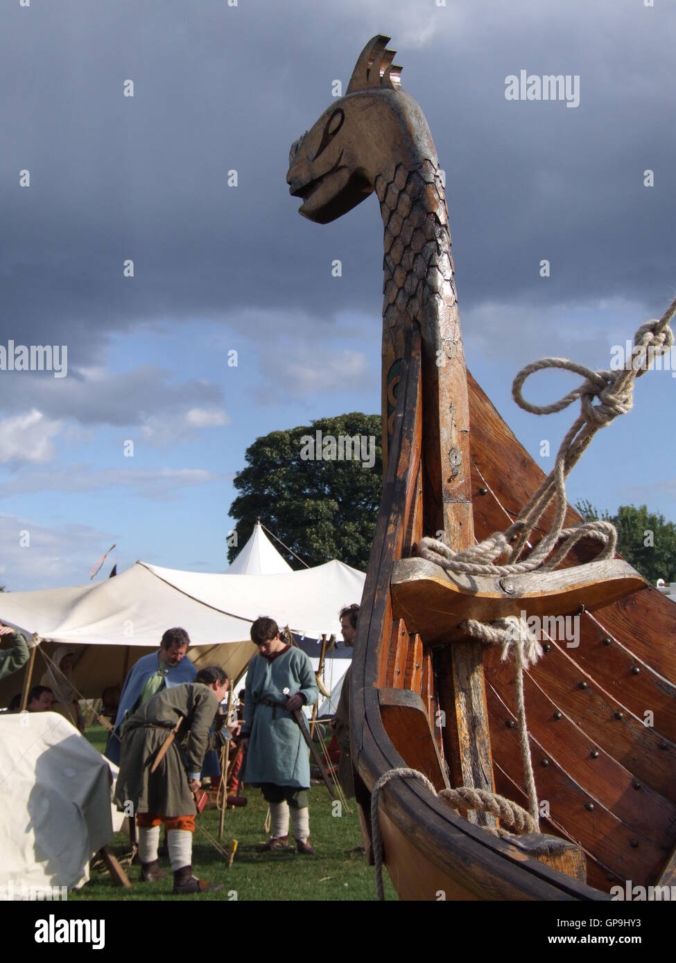 Viking longship prow hi-res stock photography and images - Alamy