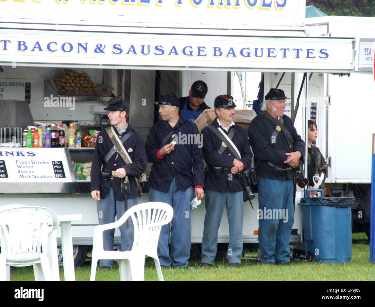 Keeping their powder dry Stock Photo - Alamy