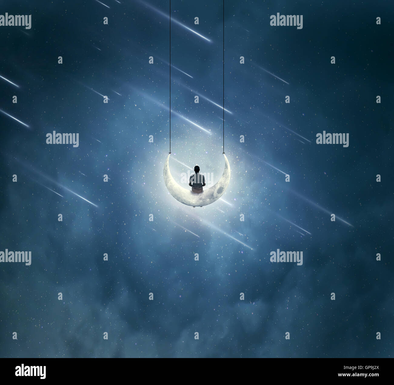 Boy swing silhouette hi-res stock photography and images - Alamy