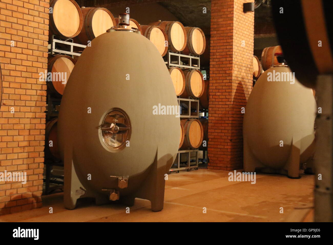 Concrete egg tanks hi-res stock photography and images - Alamy