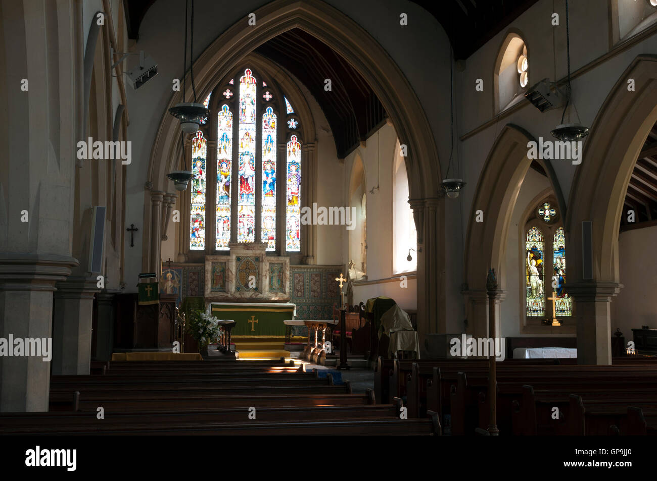 St. Gabriel`s Church, Hanley Swan, Worcestershire, England, UK Stock ...