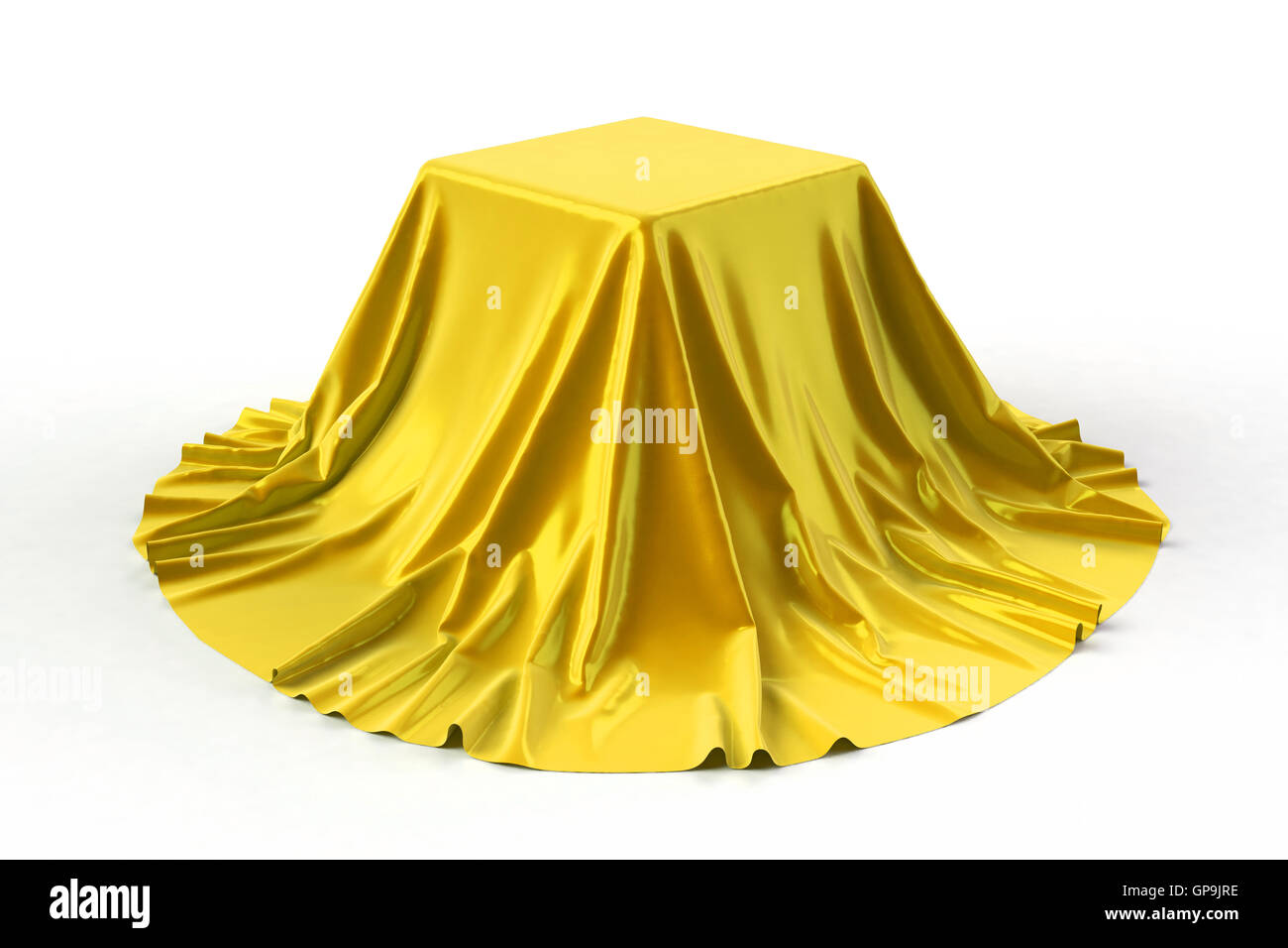 Box covered with red fabric Stock Photo - Alamy