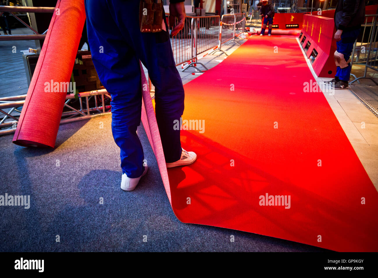 Unrolling the colour hi-res stock photography and images - Alamy