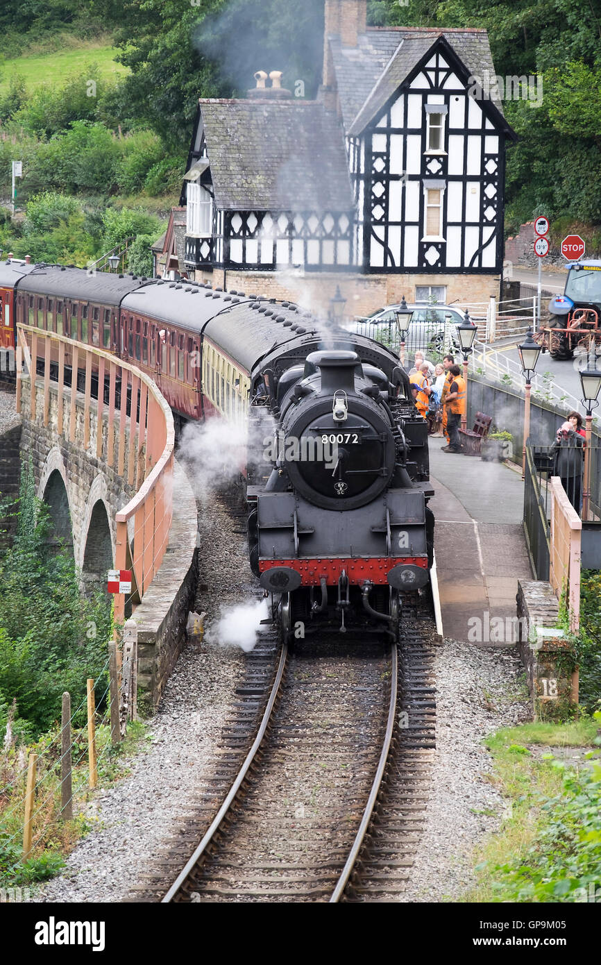 Llangollen steam railway corwen hi-res stock photography and images - Alamy