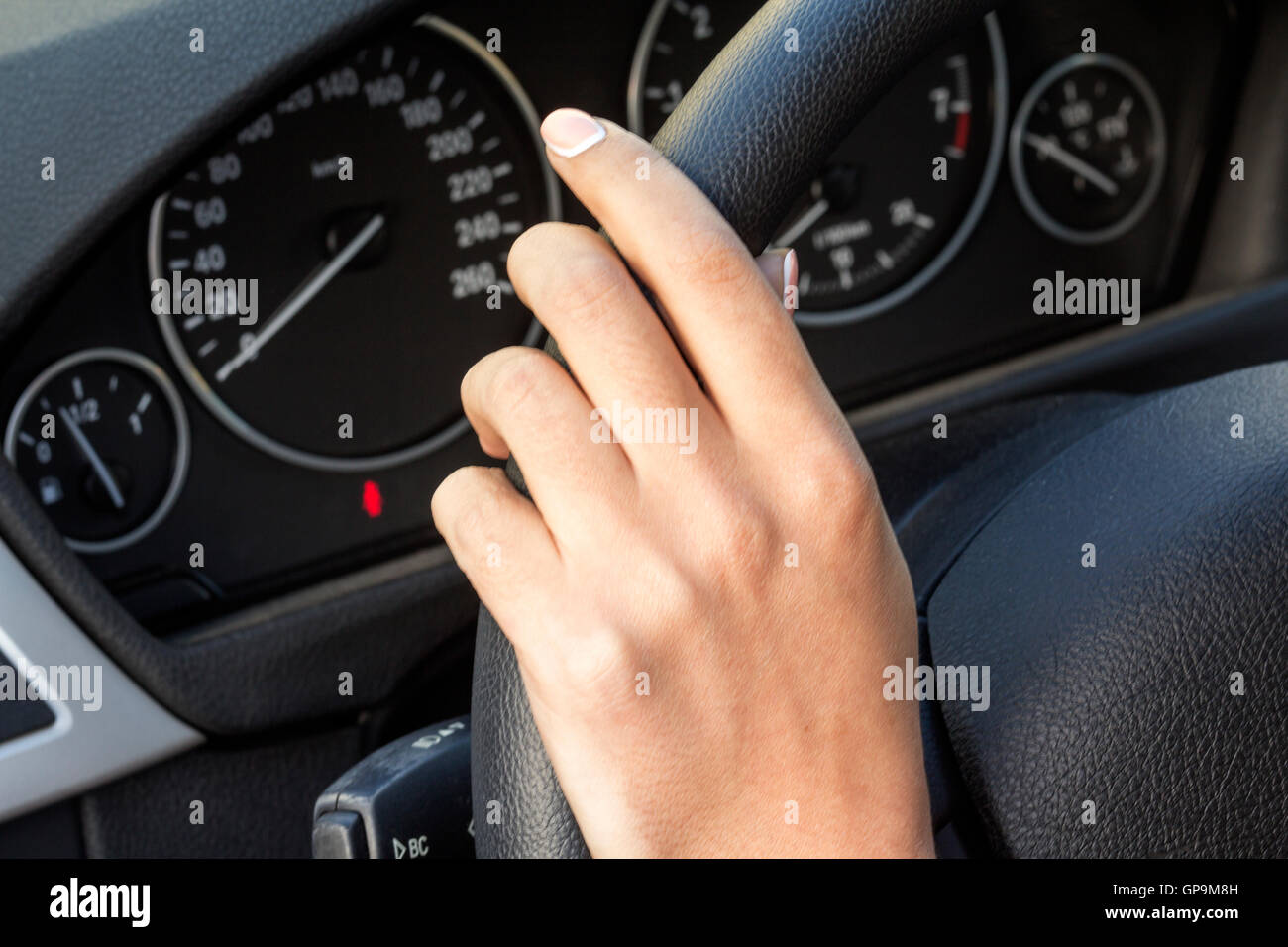 the hand of a girl in a car Stock Photo - Alamy