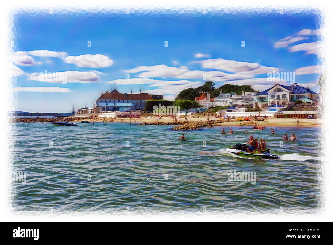Coastline nature scene Cut Out Stock Images & Pictures - Alamy
