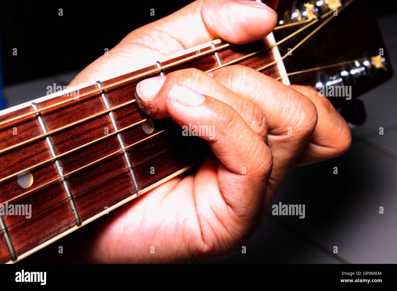 Guitar chords hi-res stock photography and images - Alamy
