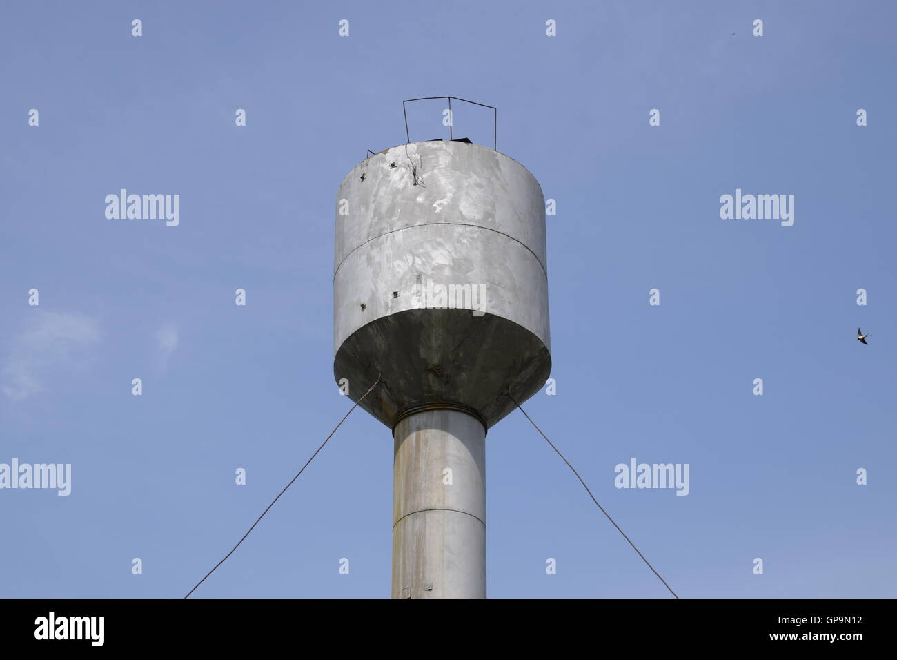 Rusty water tower Stock Photo - Alamy
