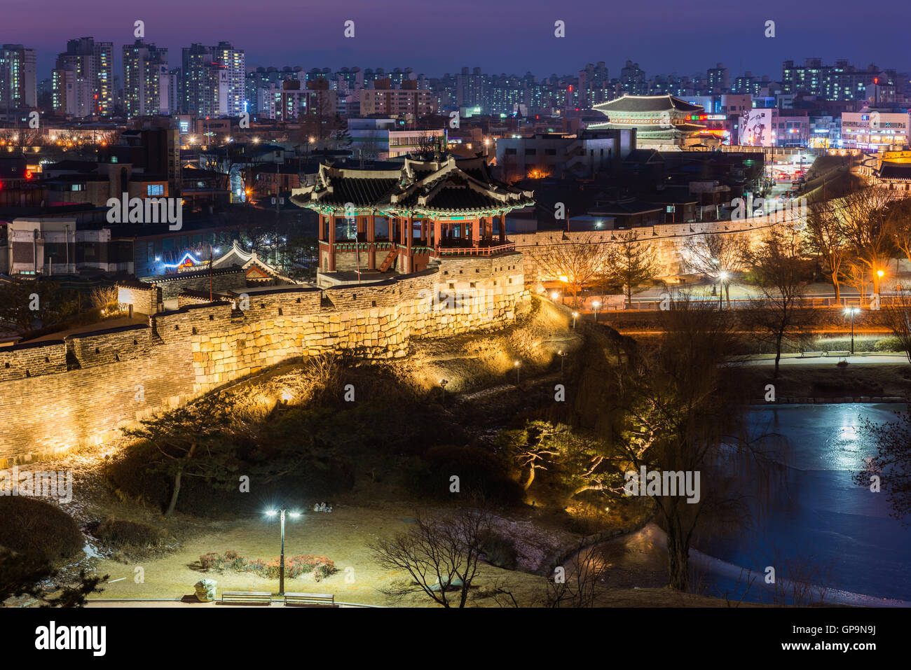 Korea,Hwaseong Fortress, Traditional Architecture of Korea in Suwon at ...