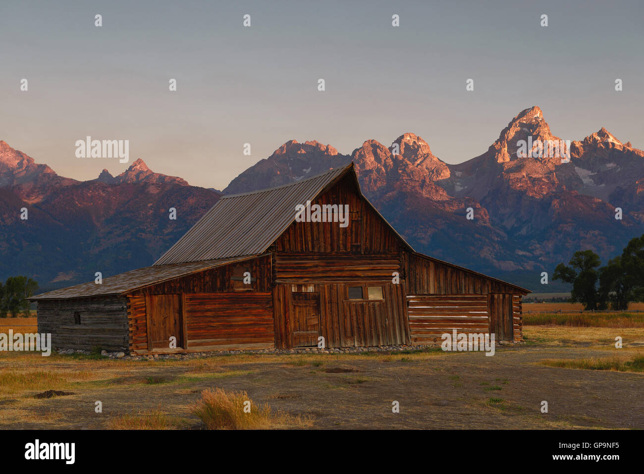 Mormon Row historical site in Jackson, Grand Teton National Park ...