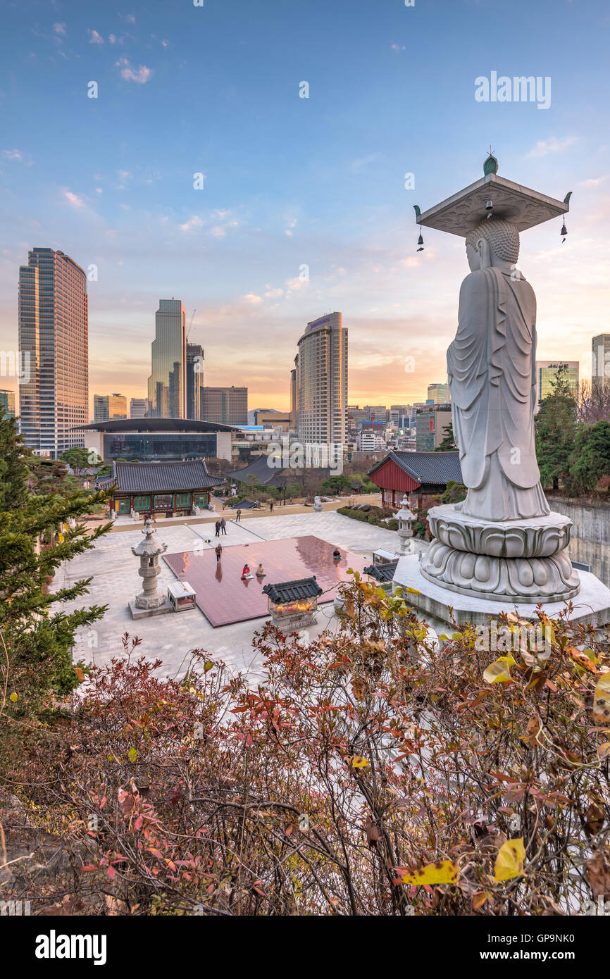 Bongeunsa temple in Seoul City, South Korea Stock Photo - Alamy