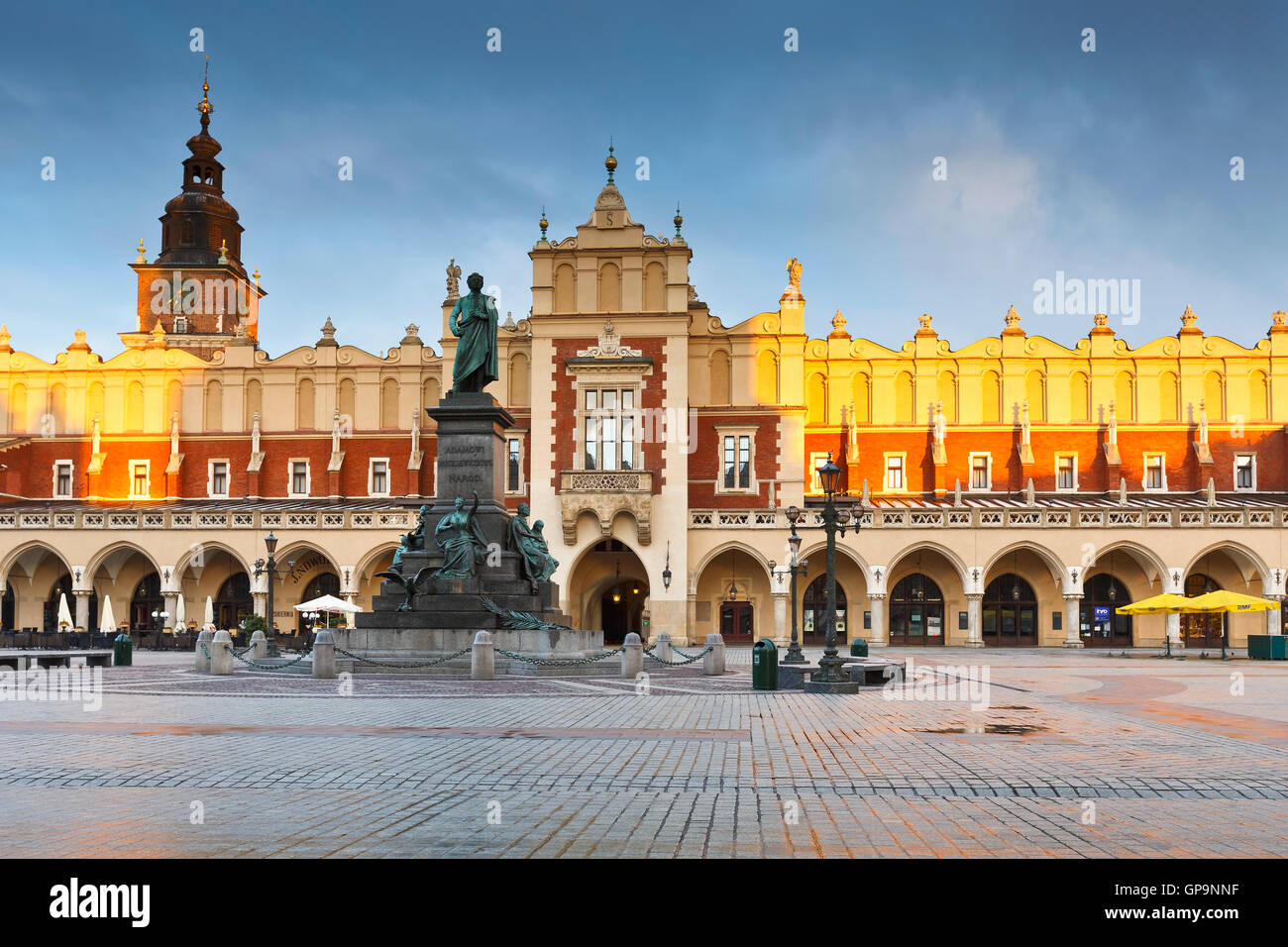 The Cloth Hall in the main square of Krakow, Poland Stock Photo - Alamy