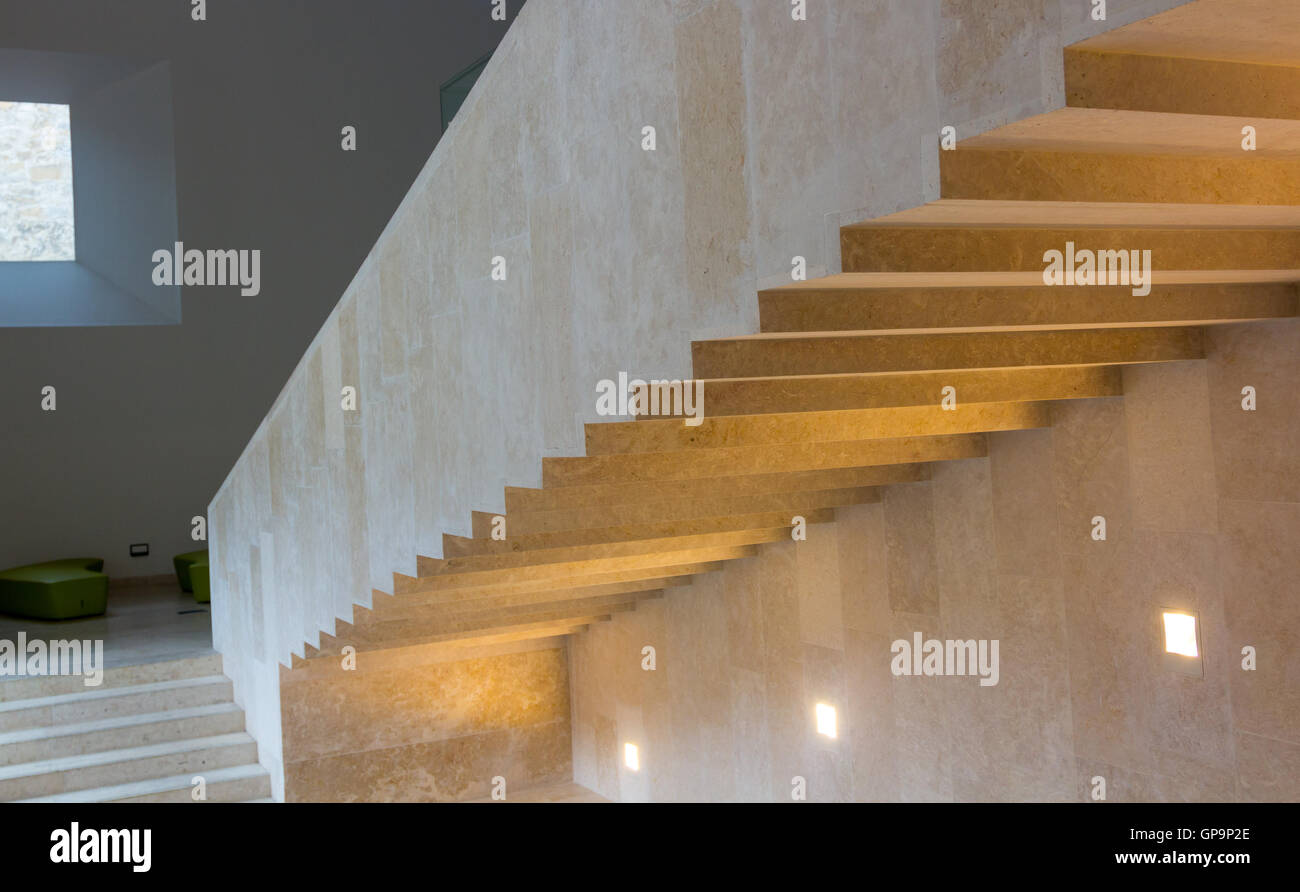 Staircase building modern marble hi-res stock photography and images ...
