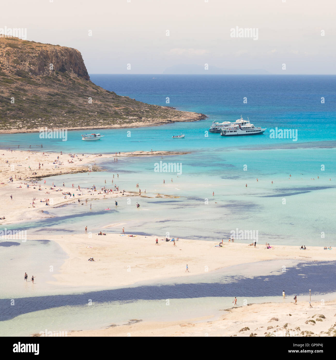 Balos beach at Crete island in Greece Stock Photo - Alamy
