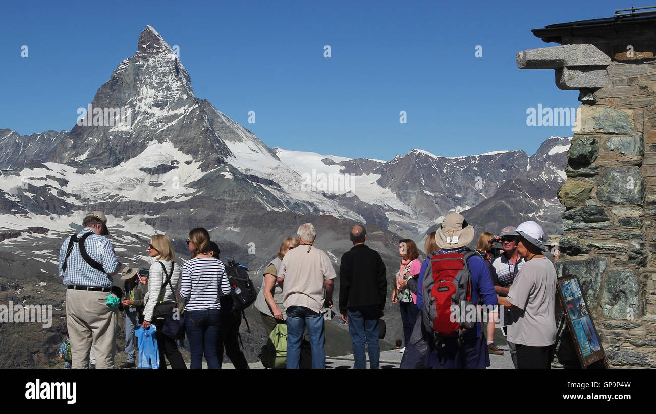 View of Matterhorn from Gornergrat, Switzerland Stock Photo - Alamy
