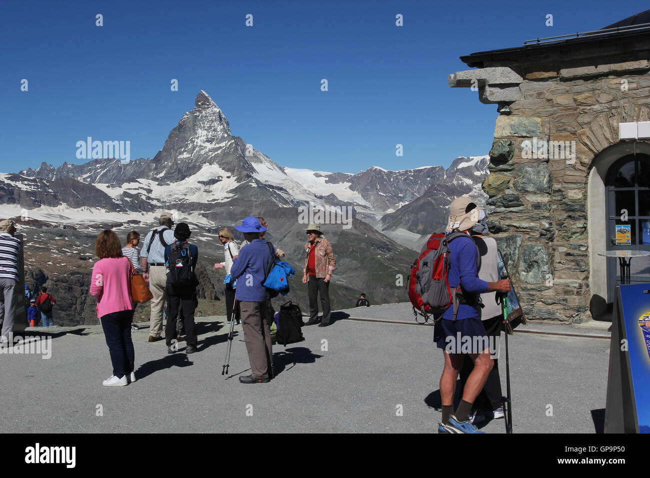 View of Matterhorn from Gornergrat, Switzerland Stock Photo - Alamy