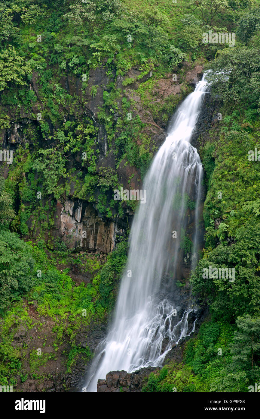 The image of Thoseghar waterfall in Satara, Maharashtra, western ghats ...