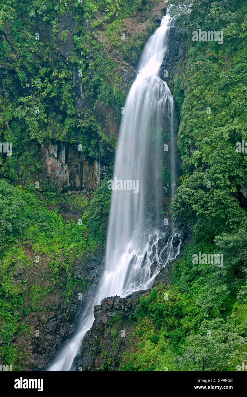 The image of Thoseghar waterfall in Satara, Maharashtra, western ghats ...