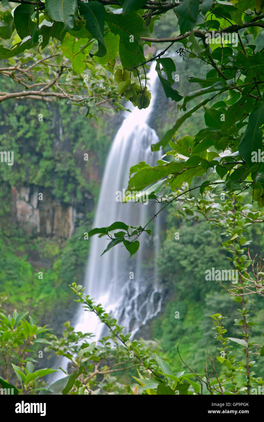 The image of Thoseghar waterfall in Satara, Maharashtra, western ghats ...